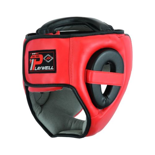Children's Boxing Full Face Head Guard - Black/Red - XXS - Forward ...